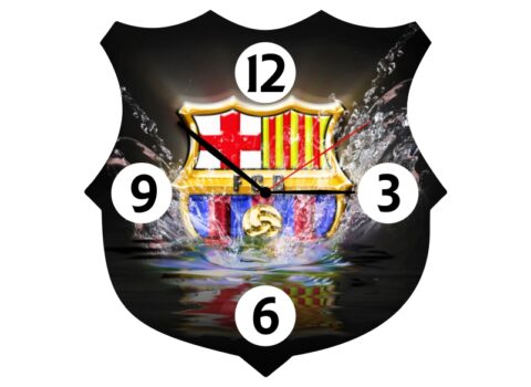 FC Barcelona Logo Wall Clock - OOMA STUDIOS